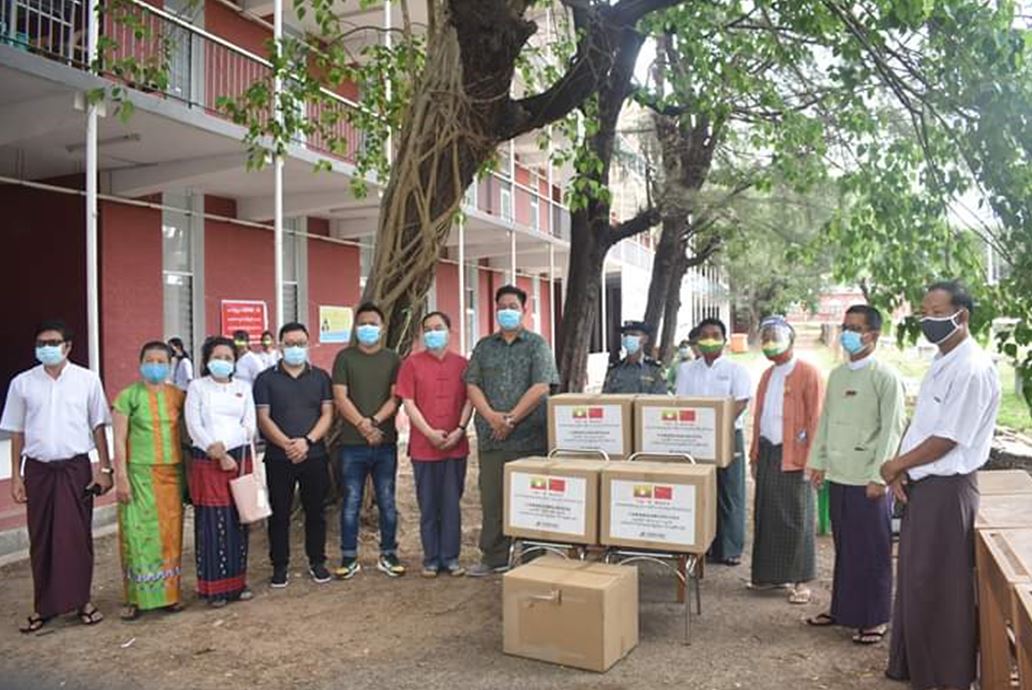 China Panhu Group Co Ltd donates 10000 facial masks to Insein Tsp Covid ...